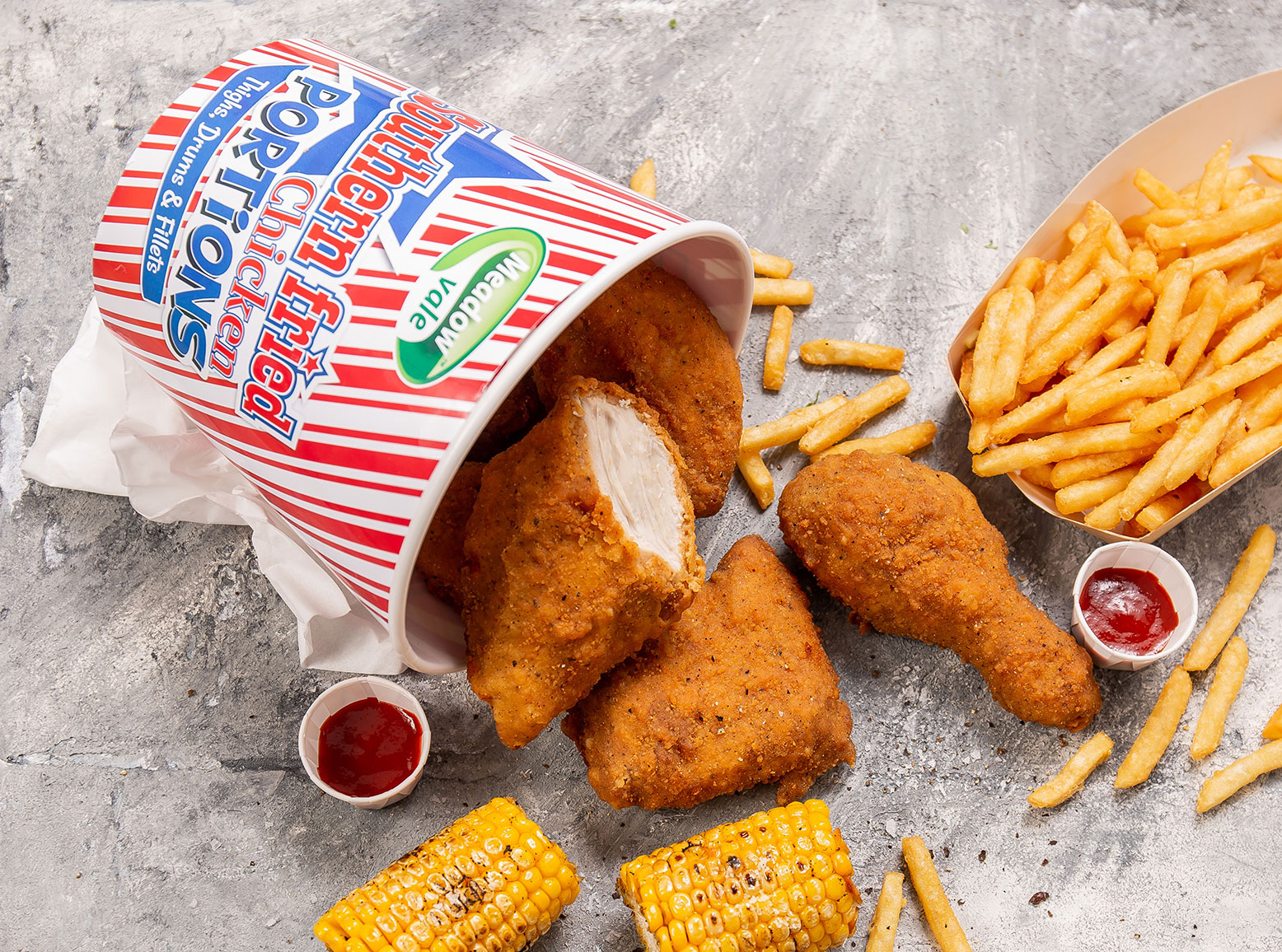 Eye-catching new look for Southern Fried Chicken Portions — British ...